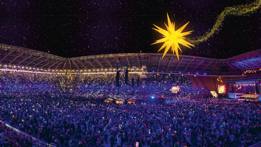 Großes Adventskonzert: Angelo Kelly, René Kollo und ein Prinz im Stadion