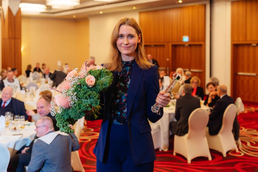 Carla Marschall ist Dresdens Grünkohlkönigin